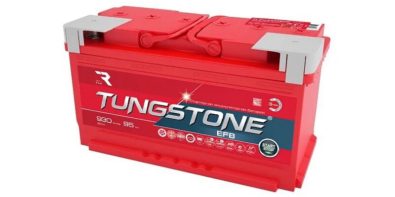 Аккумулятор автомобильный TUNGSTONE EFB L5 95Ah 930A ПП (353х175х190) L5 353x175x190