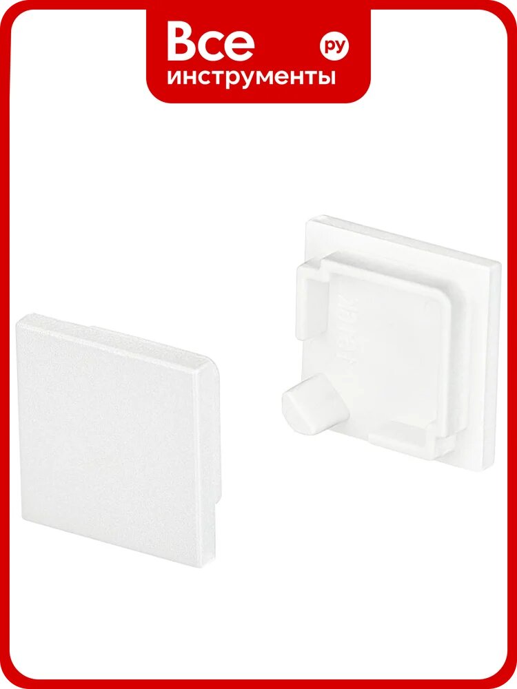Глухая заглушка Arlight SL-KANT-H16 SQUARE WHITE 0 37550