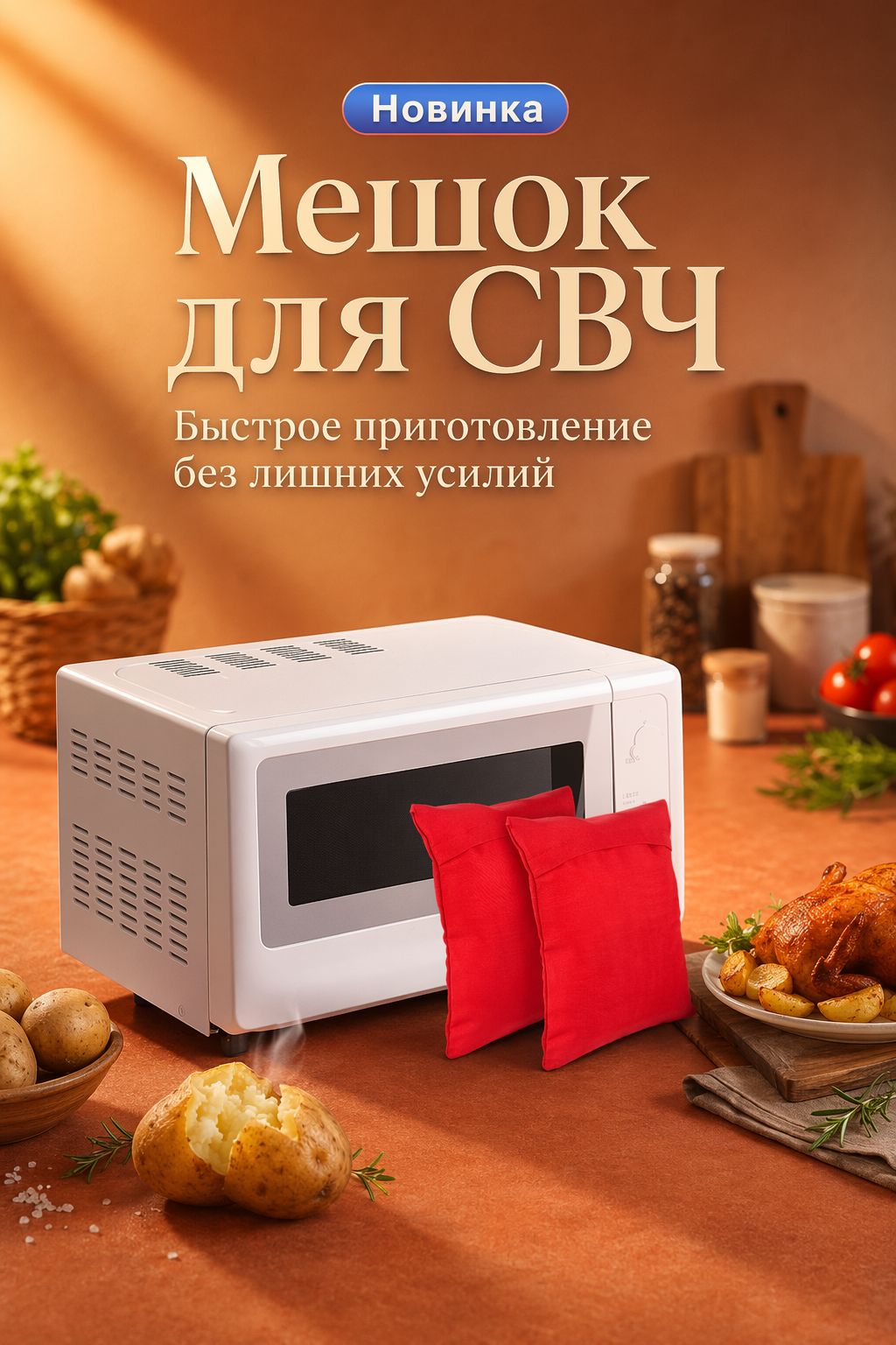 Пакет, мешок для приготовления, 1 шт