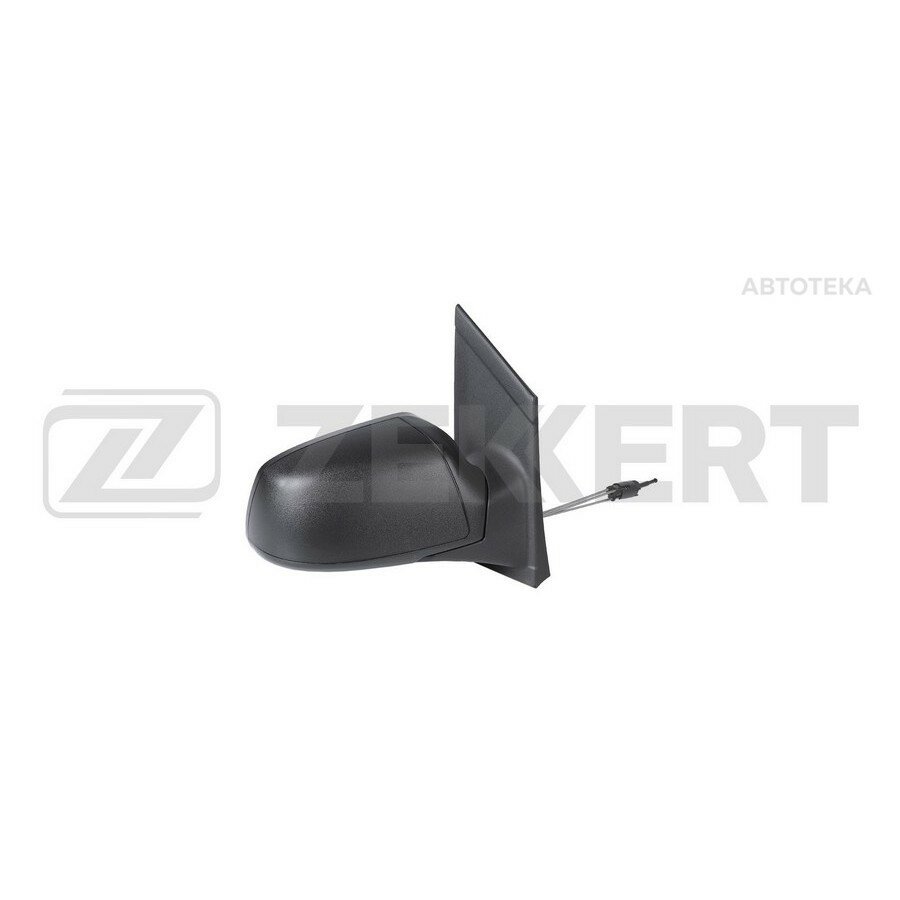 Зеркало в сборе правое / текстурное / выпуклое / трос регул / Ford Focus II 04- ZEKKERT SP4154