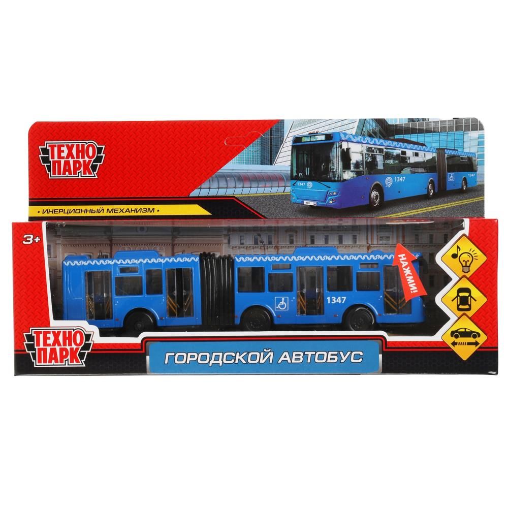 Игрушечный Автобус Мосгортранс 19 см, ТМ Технопарк