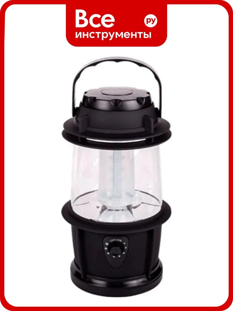 Кемпинговый фонарь IN HOME СL 04B, 3W, 20LED, 200Lm, 3xD, черный 4690612031965