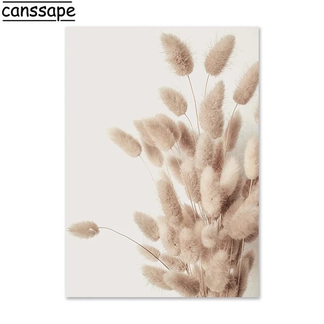 Настенный плакат Canssape "Одуванчик" на холсте Бежевый, k1462, 10x15cm No Frame