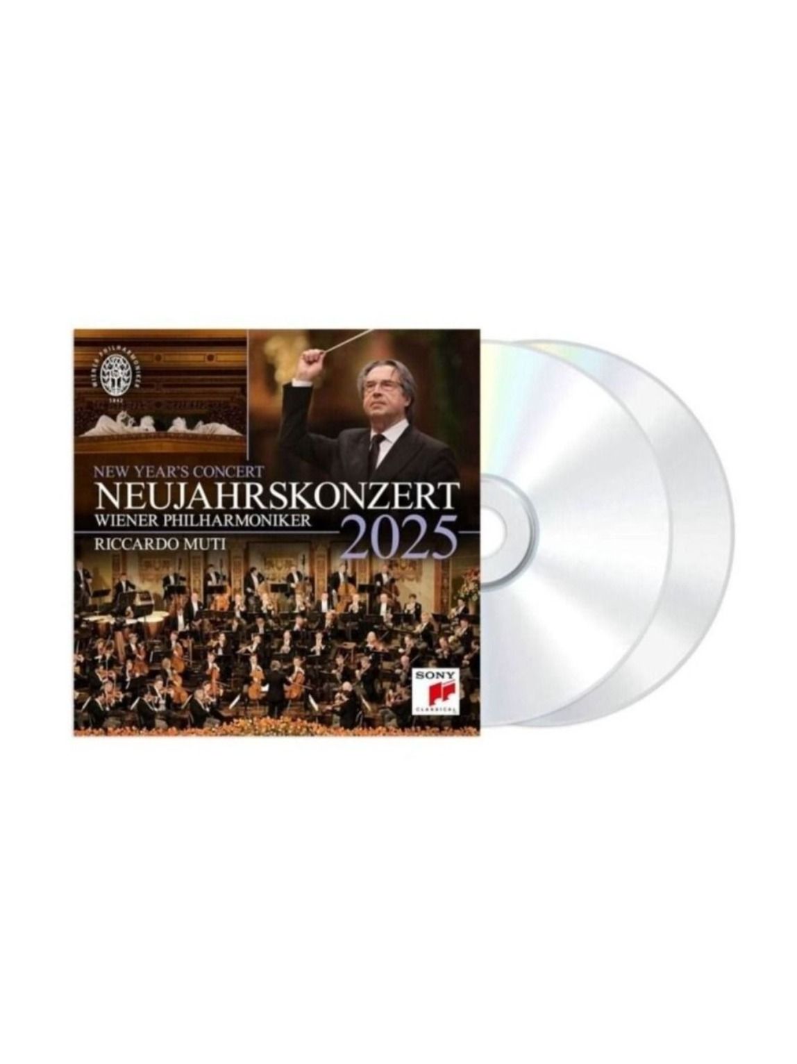 Музыка CD Riccardo Muti - New Year's Concert 2025 2 x CD, Stereo,