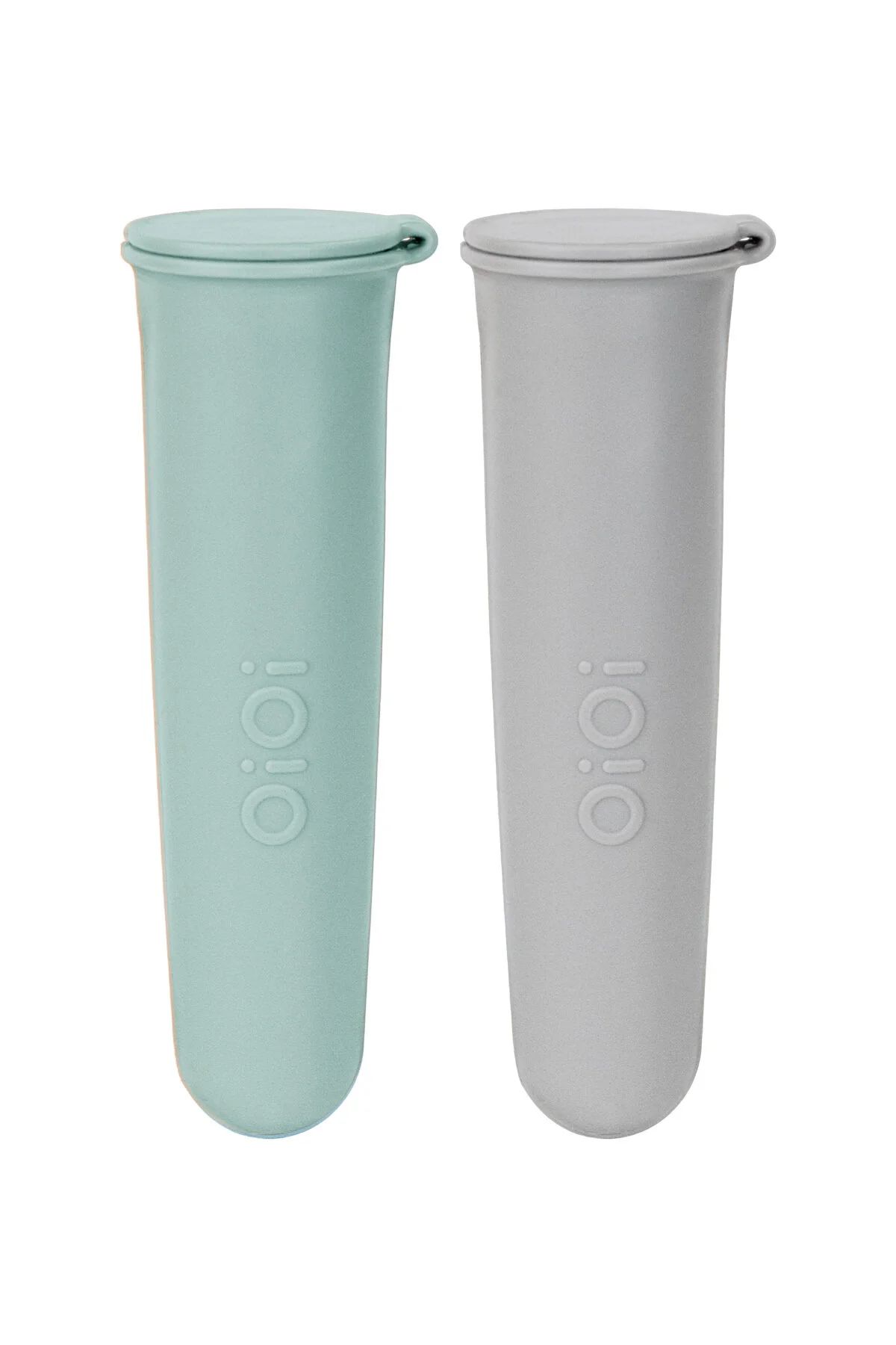 OiOi Ice Pop Silicone Mold River Green - Powder Grey / OiOi Силиконовая форма для мороженого River Green - Powder Grey