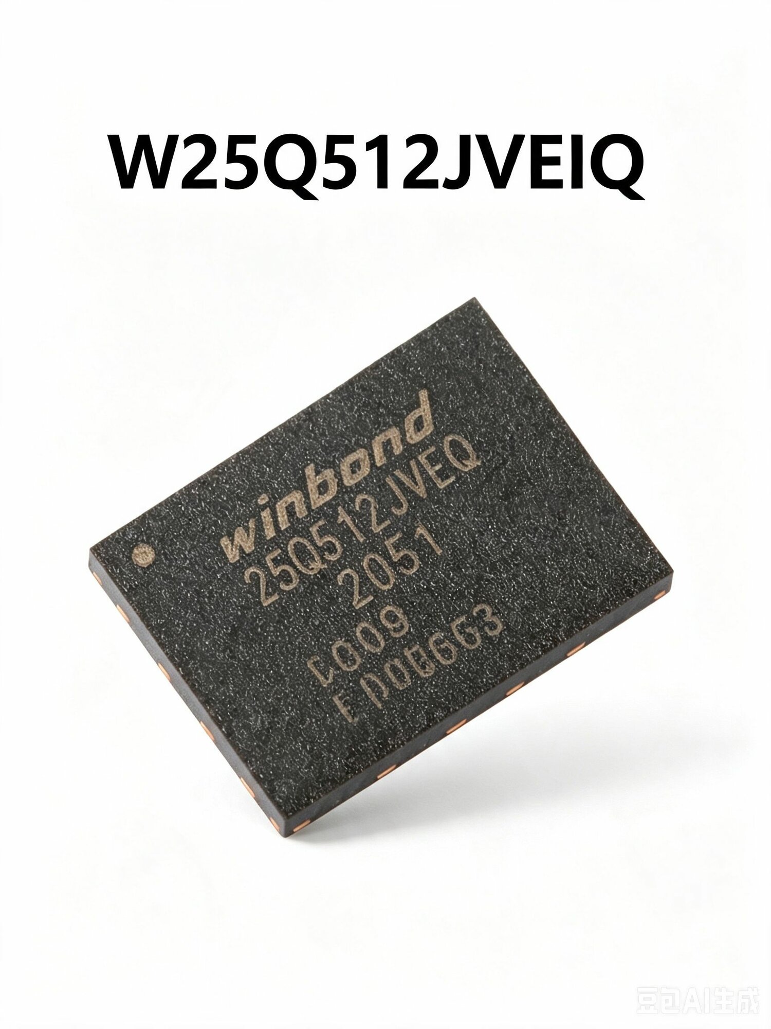 Микросхема W25Q512JVEIQ WSON-8 Quad SPI Flash 512Мбит 133МГц 2,73,6В промышленная NOR память SMD на катушке, 10 шт