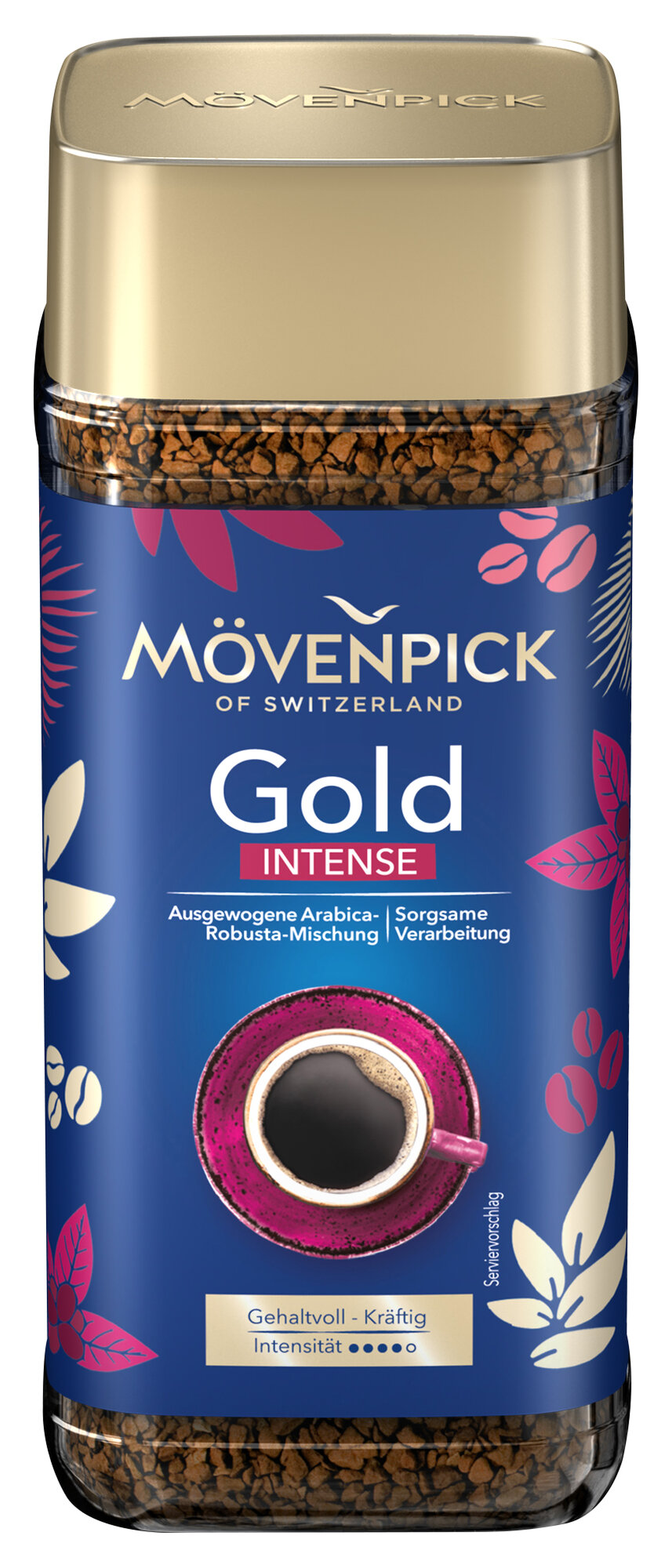 Кофе растворимый Movenpick Gold Original Intense 200г