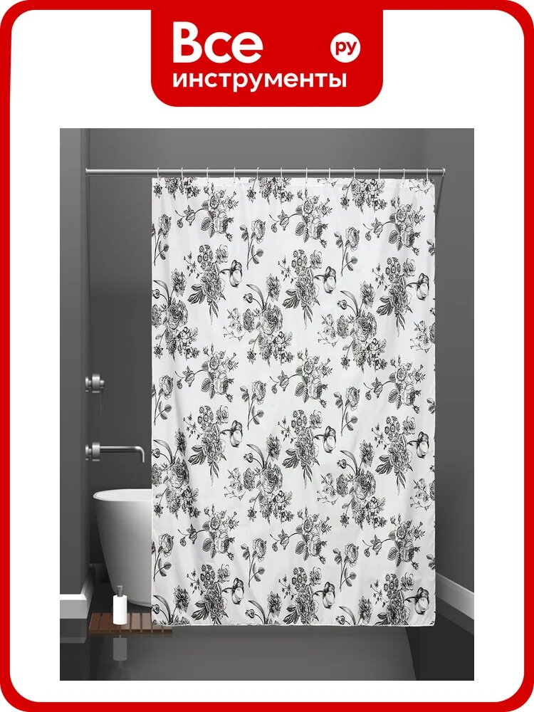 Штора для ванны Bath Plus 180x180 Briar Roses ch-21314