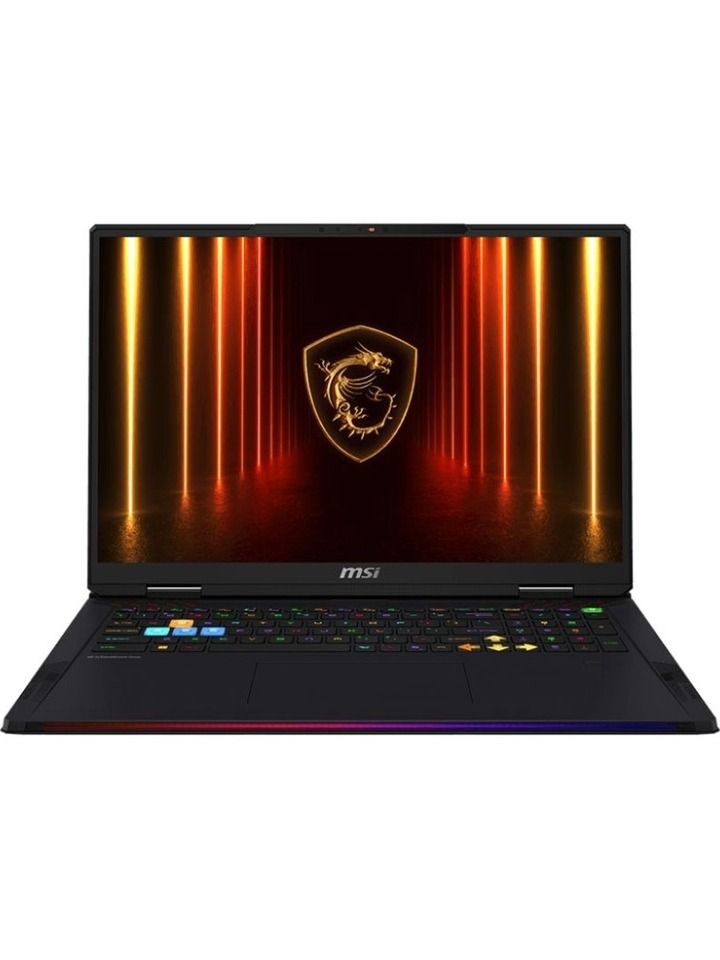 Игровой ноутбук MSI Raider 18 HX: Intel Ultra 9 285HX, RTX 5080, 64 ГБ ОЗУ, 2 ТБ SSD