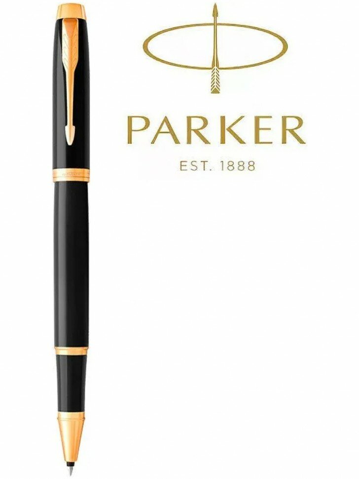 Ручка-роллер Parker IM Core T321 Black GT F