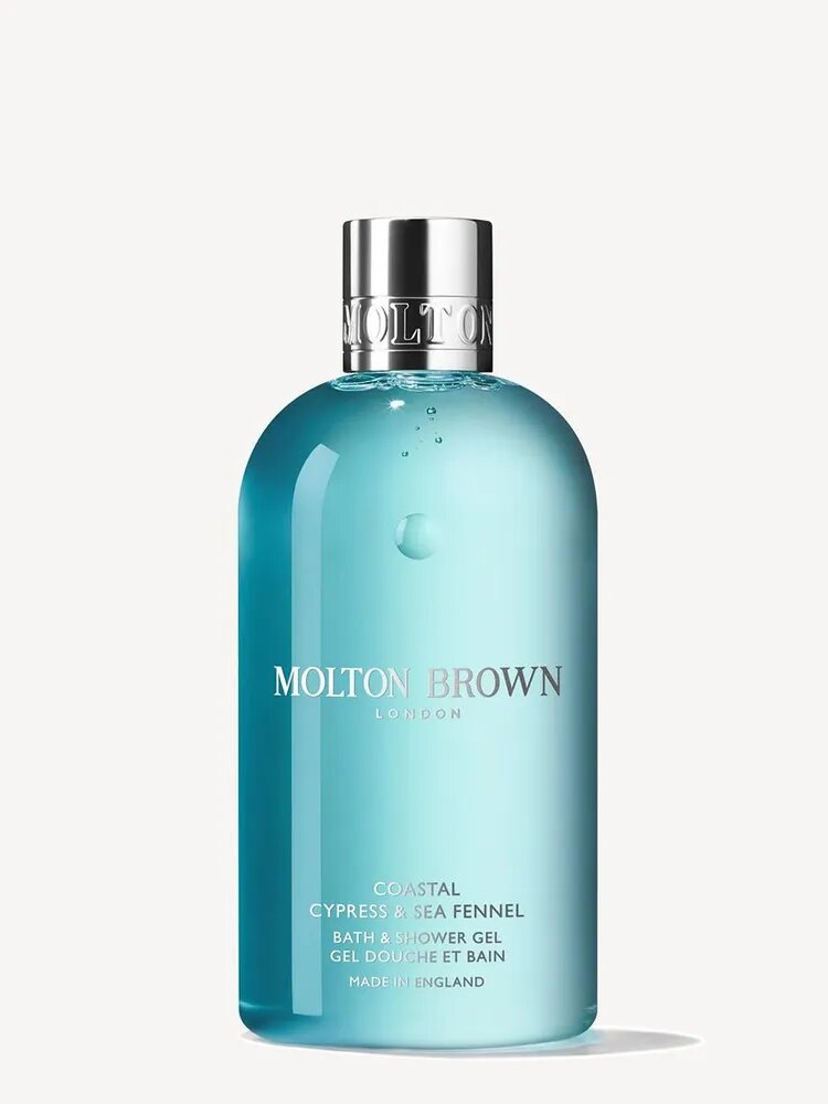 Molton Brown Береговая Кипарис и Морская Фенхель ароматический гель для душа 300 мл, длительный аромат