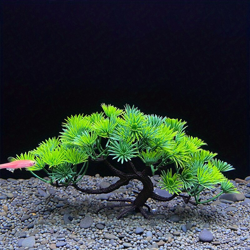 Искусственные пластиковые растения для аквариума, модель Tree 03