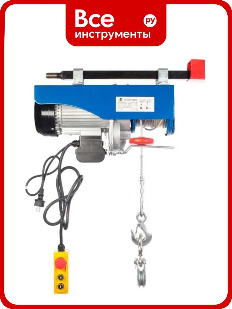 Таль электрическая TOR REM PA 250/500 кг 12/6 м BASE 1051657