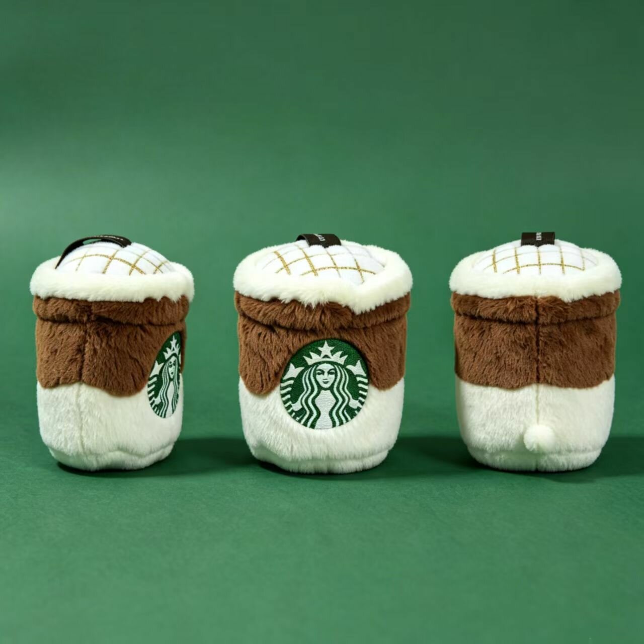 Чехол для стаканчика Starbucks, милый, мягкий, теплый, плюшевый брелок-игрушка.