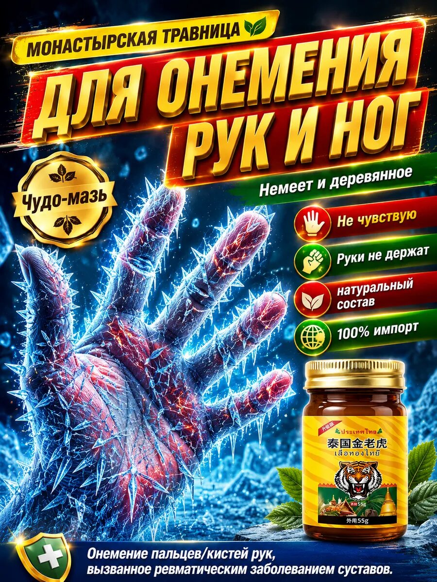 Органический магний от онемения рук