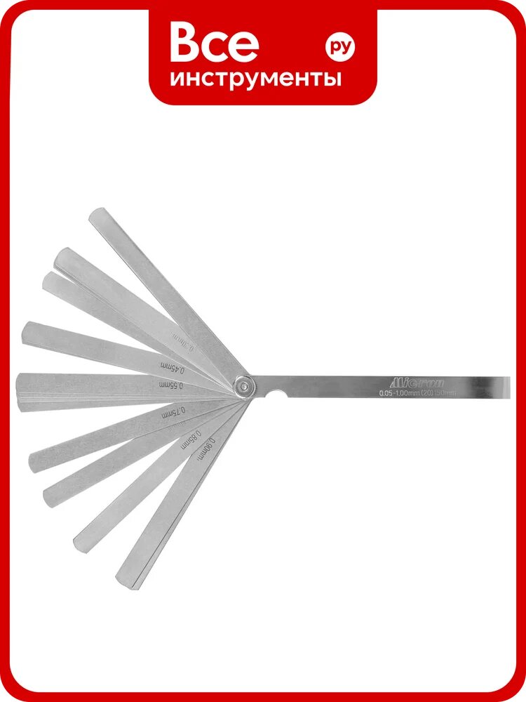Набор щупов Micron 0,05-1, L=150, 20 шт 954733