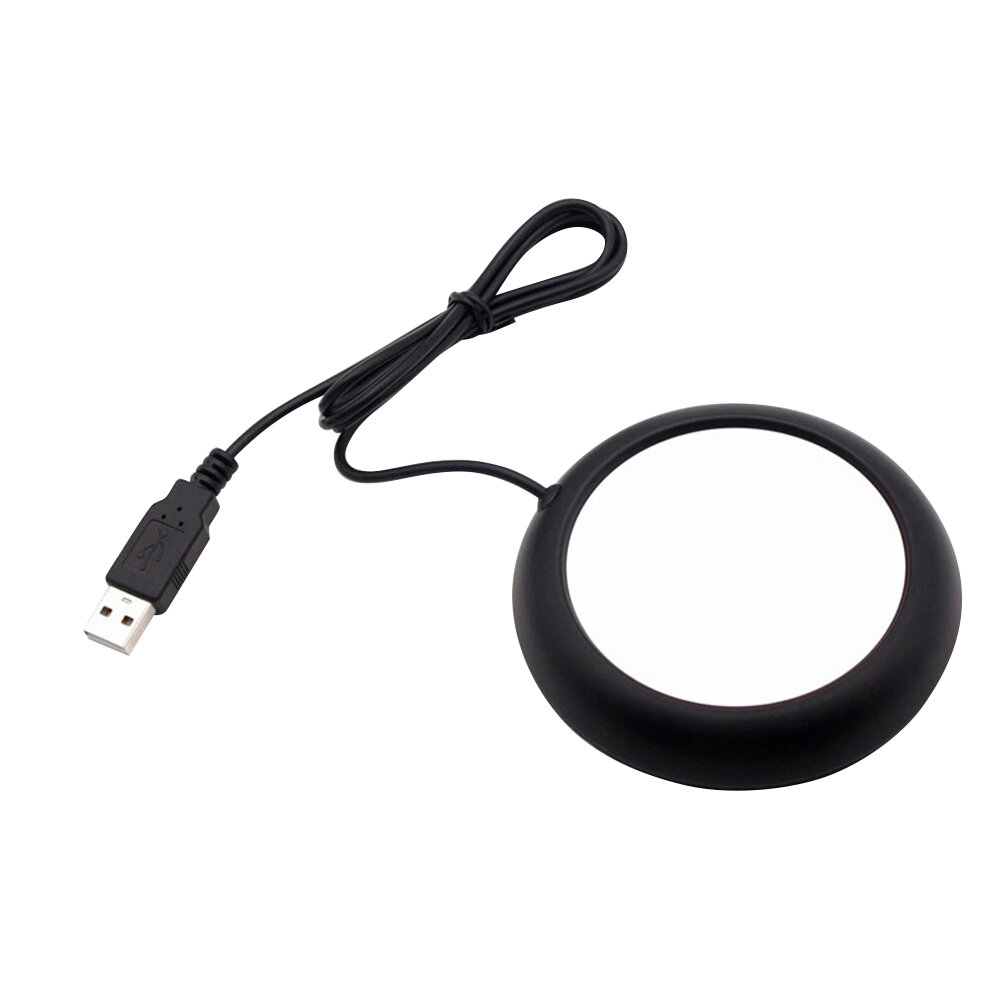 Практичный USB Подогреватель Кружек Для Стола 10.3*1.6 Cm Чёрного Цвета
