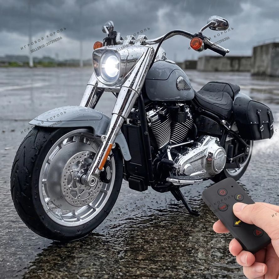 Remote Start Spray 1:6 Harley Davidson американский Ретро локомотива, Можно распылять, металлическая модель, Коллекционные предметы