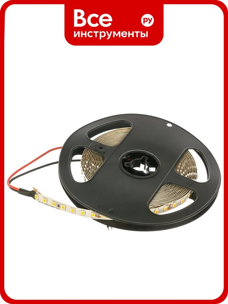 Светодиодная лента SWG SMD 2835, 126 LED/м, 13 Вт/м, 24В, IP20, Теплый белый 00-00005854