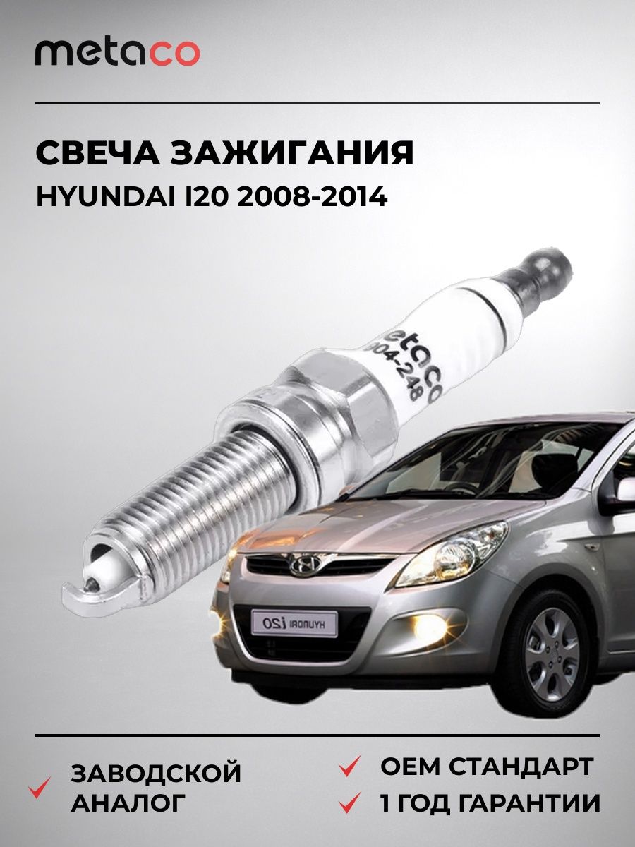 Свеча зажигания METACO 6904248 Хендай i20 Hyundai i20 2008-2014