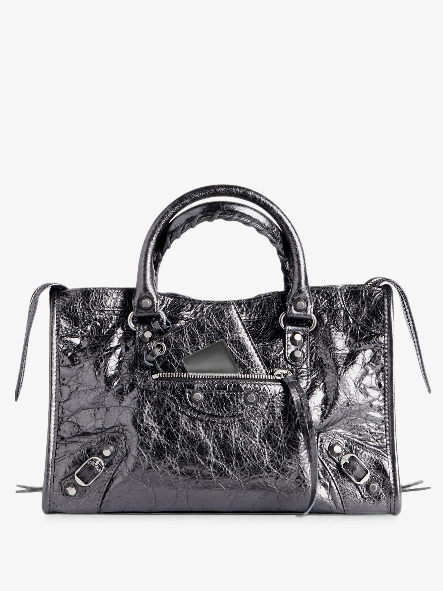 Сумка Small Le City metallic leather tote bag