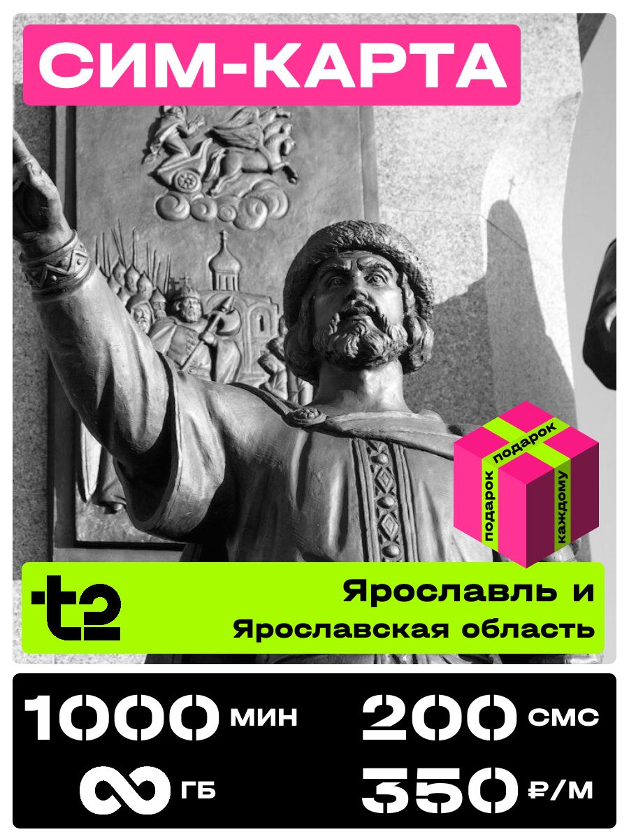 Сим карта теле 2 с безлимитным интернетом. t2 SIM-карта тариф Партнер М Ярославская область. 1000 минут за 350 рублей в месяц.