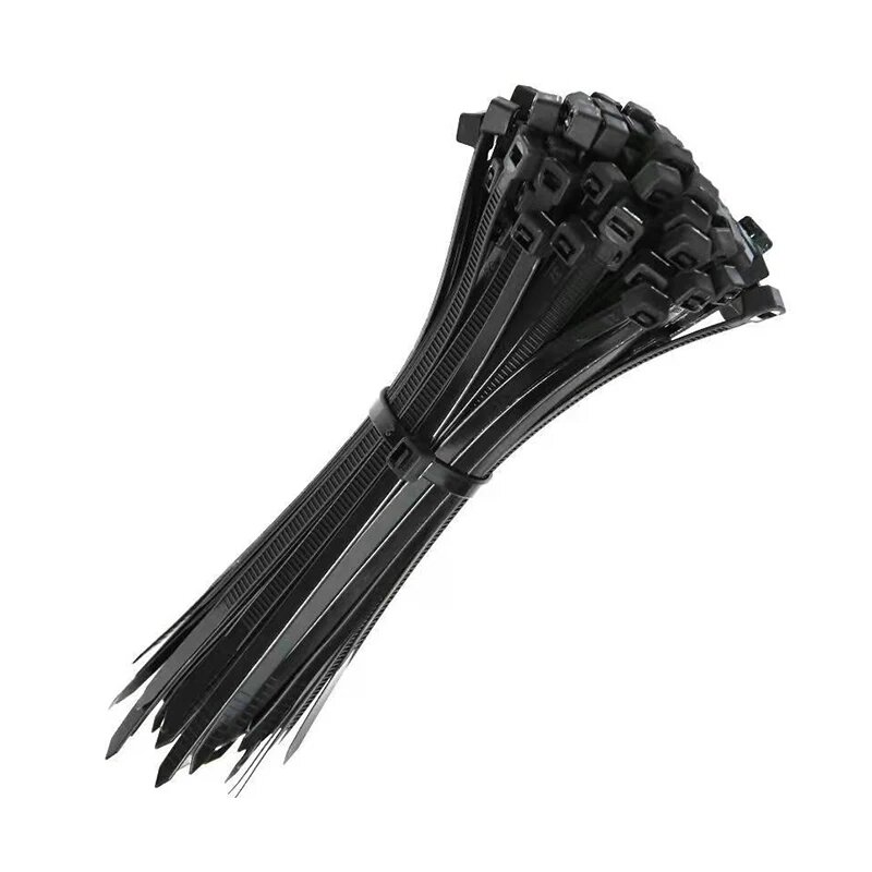 Кабельные стяжки черные нейлоновые 100 шт 1.8x100(black)