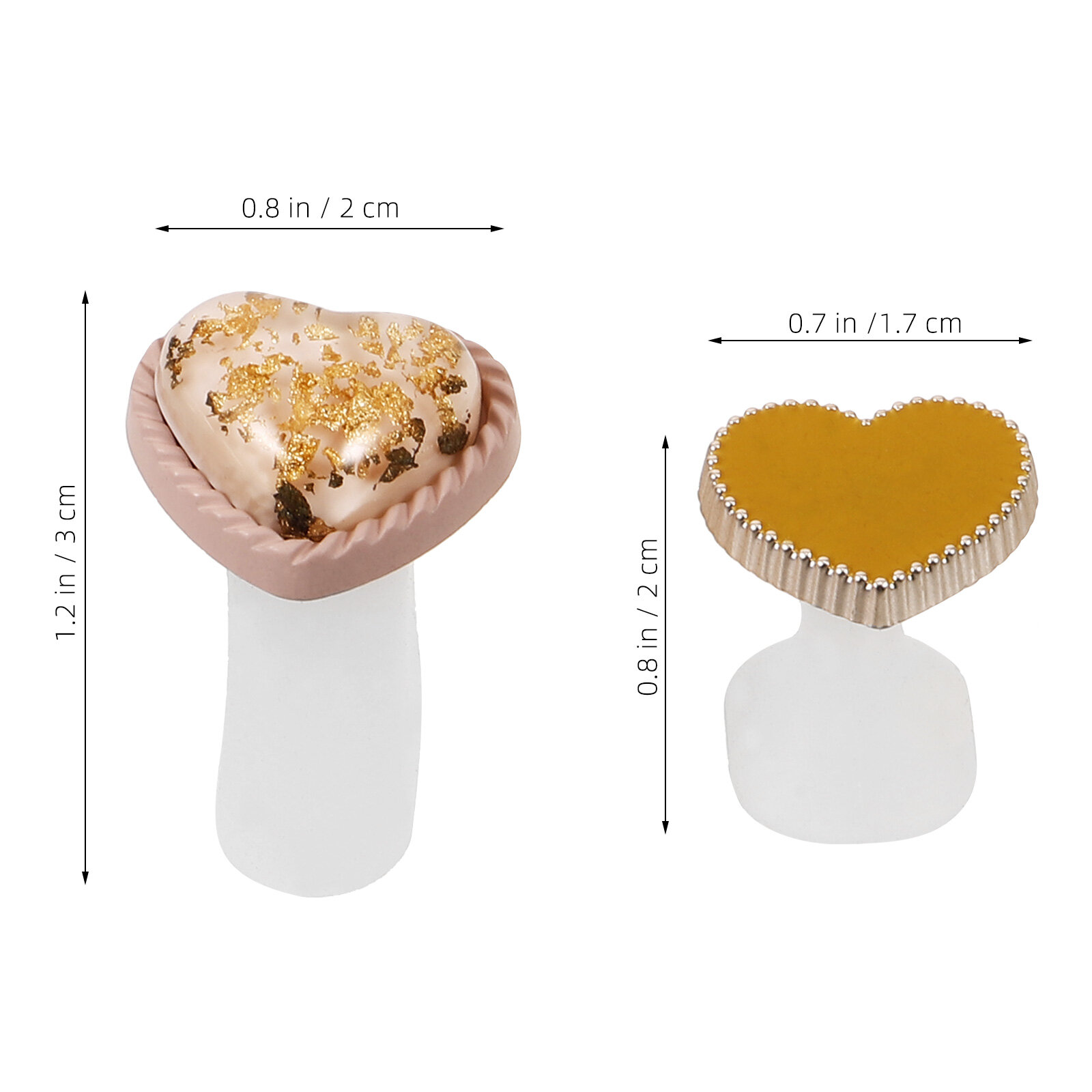 Разделитель Пальцев Для Маникюра В Forme Сердца 8 Штук 3.00X2.00X1.90Cm