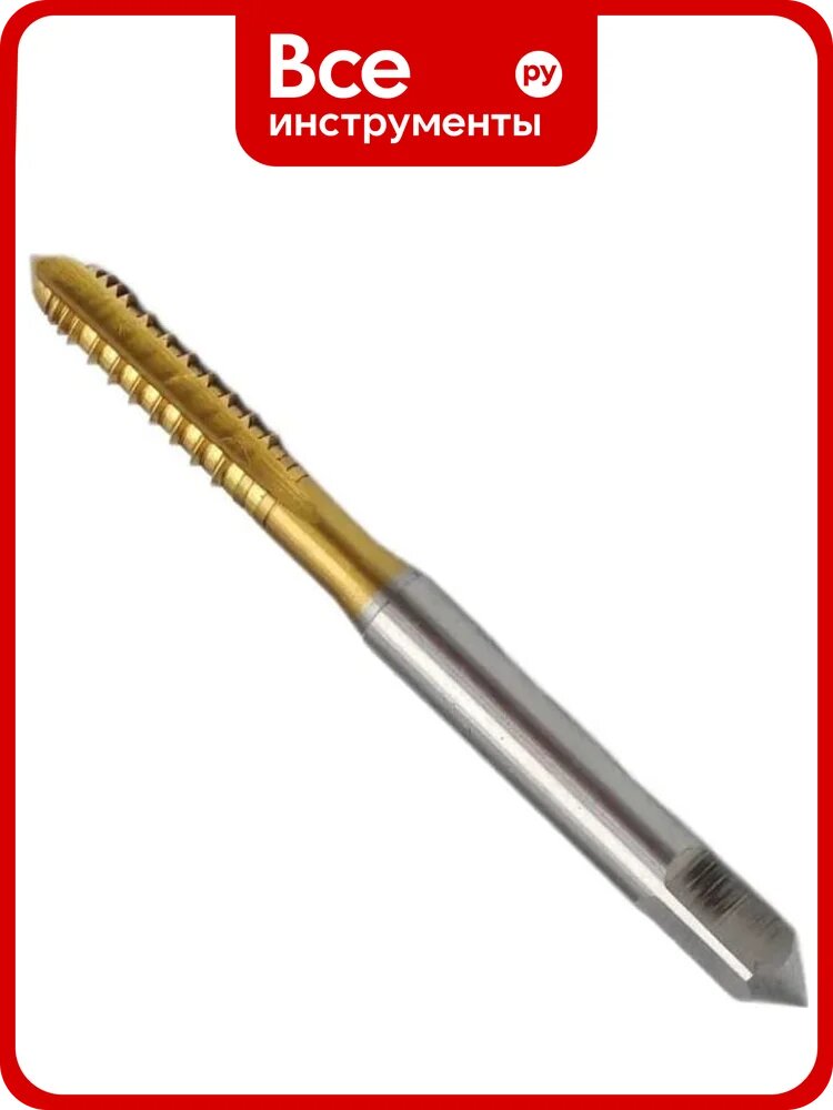 Метчик машинный шахматный H-Tools М12, шаг 1.75 мм, DIN376 HSSE+TiALN a=7.0 272120EFHT