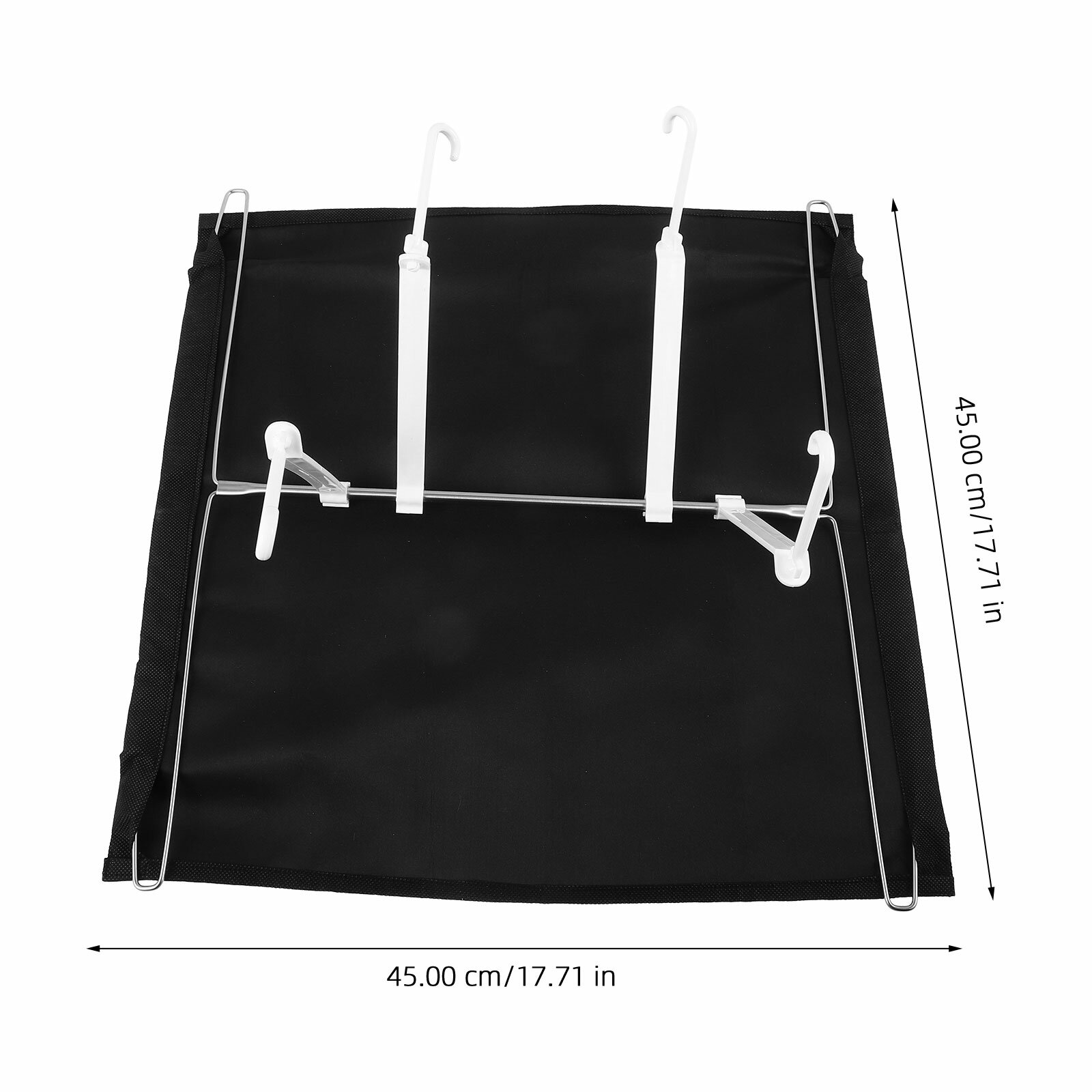 Дефлектор Для Кондиционера Квадратный Черного Цвета 45x45x1 Cm