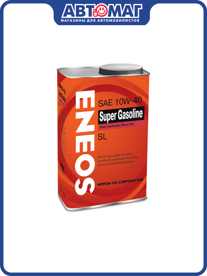 Масло моторное ENEOS Super Gasoline SL 10W-40 (0.94 л.), EN-10W40-SG-1L