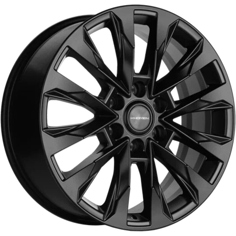 Диск колёсный литой Khomen Wheels KHW2010 20 дюймов 8J 6×139.7 вылет 60 dia 95.1 black semi-matt
