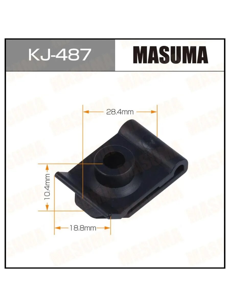 Клипса 5 шт, арт. KJ487