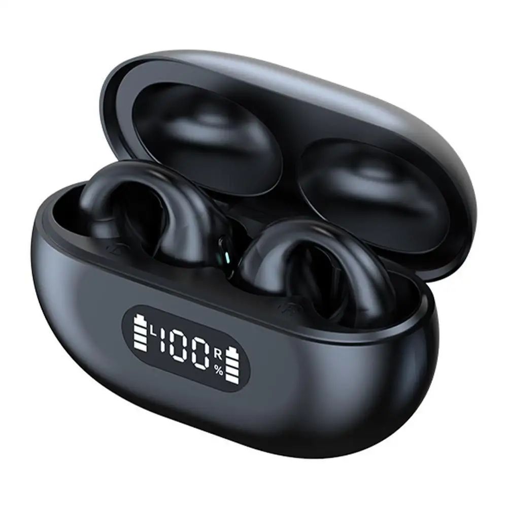 Наушники беспроводные с микрофоном r15, Bluetooth, USB Type-C, черный