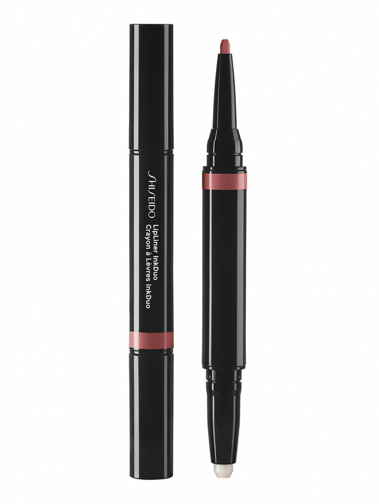 Shiseido Автоматический карандаш-праймер для губ InkDuo, 03 Mauve, 0.2 г + 0.9 г