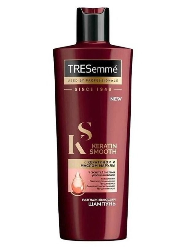 Шампунь TRESEMME (тресеме) Keratin Smooth Разглаживающий, 400мл