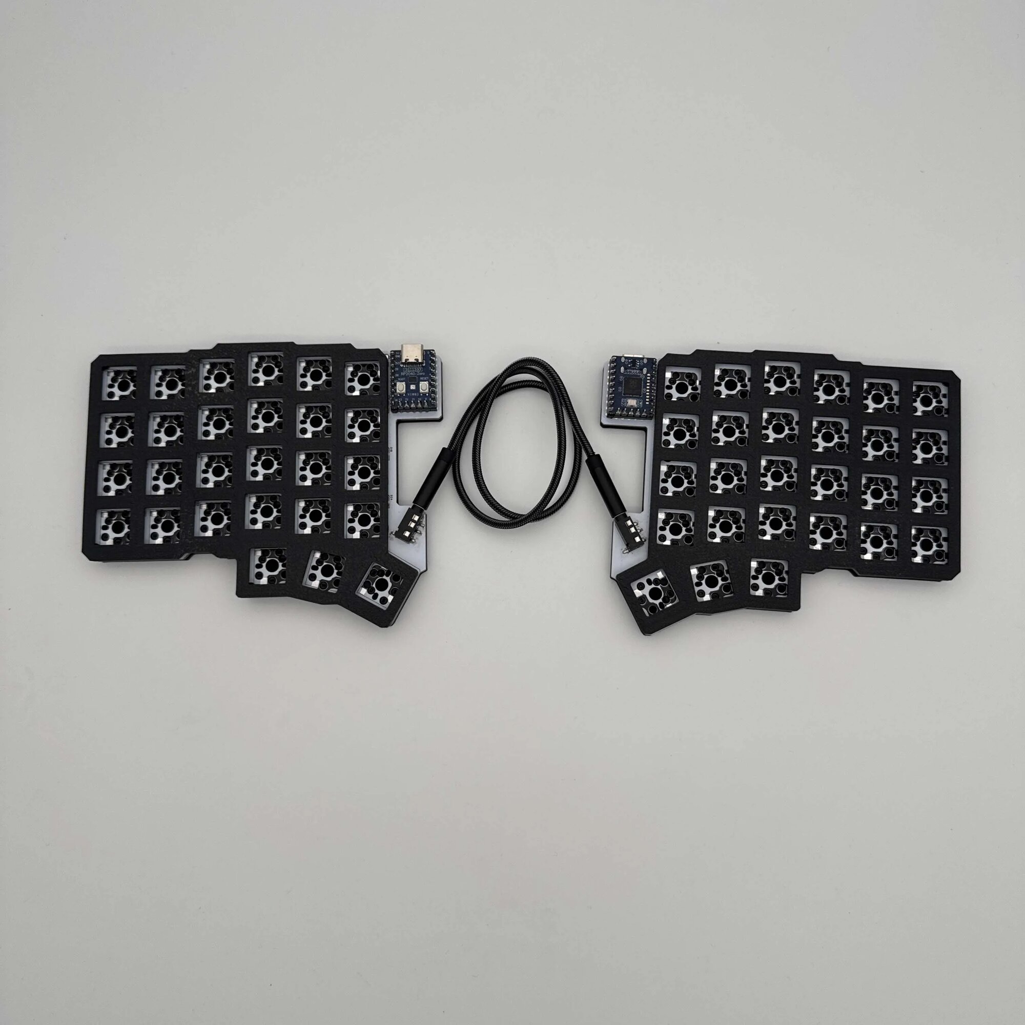 Раздельная механическая клавиатура Silakka54, MX Choc Version, No Switch Keycaps