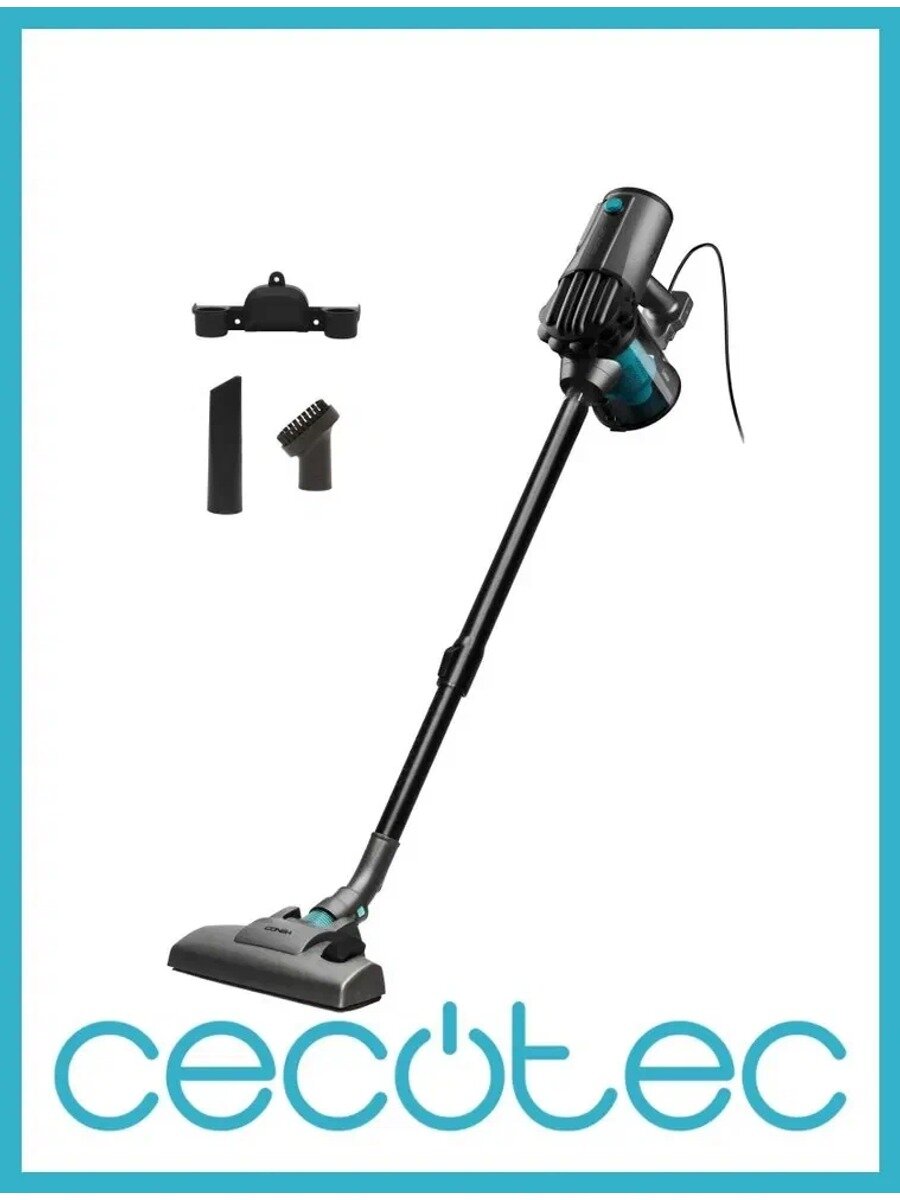 Вертикальный проводной пылесос Cecotec ThunderBrush 560 с насадками для сухой уборки