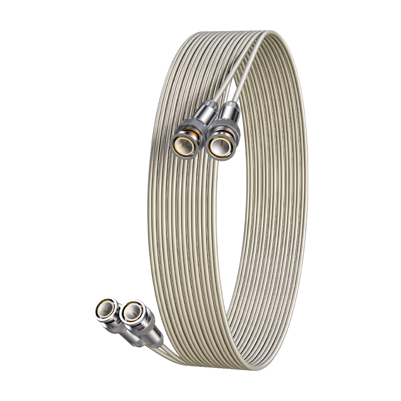 HAILE SYV-75-2-1 2-ядерный 2-метровый кабель BNC Q9-Q9 2Mbps E1 с одинарной экранировкой и огнестойким ПВХ Версия：1
