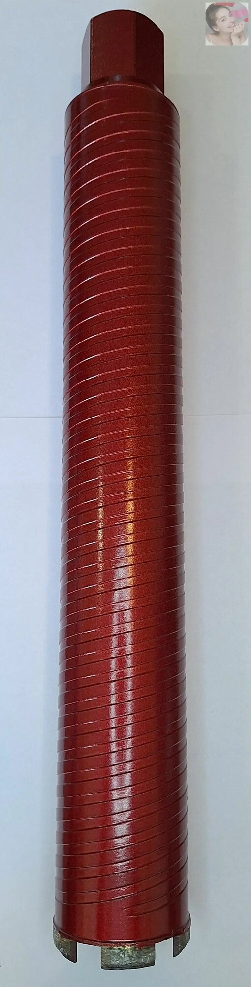 Алмазная коронка 56x450 мм, 1 1/4" UNC, сухорез