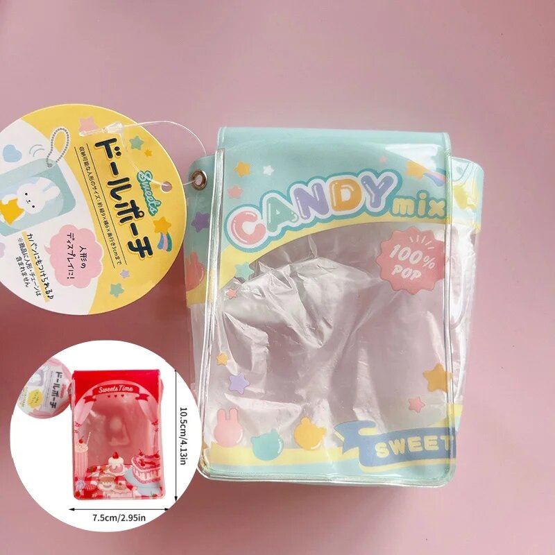 Прозрачный защитный кейс для кукол kawaii из ПВХ A