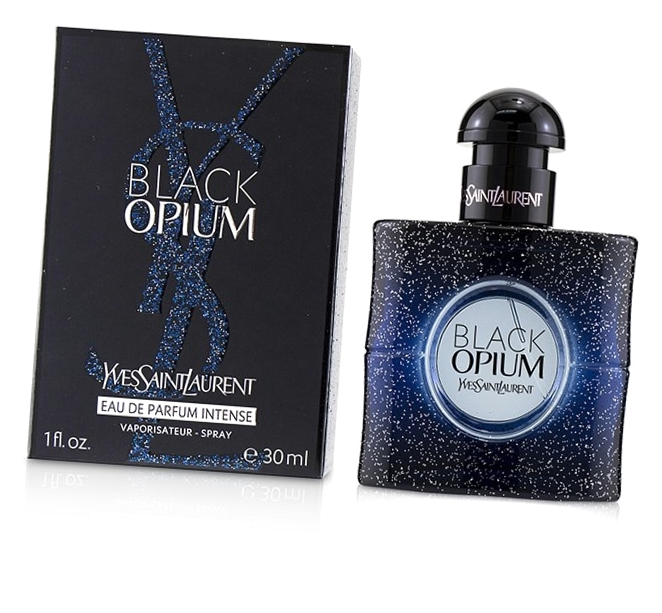 Ив Сен Лоран Блэк Опиум Интенс аромат женский 30 мл - Yves Saint Laurent Black Opium Intense синие
