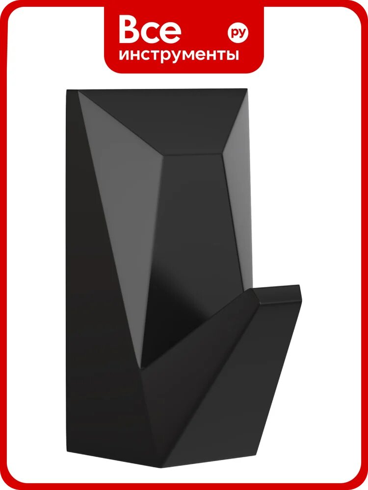 Одинарный крючок для ванной Kleber ICE Black KLE-ICE028BL