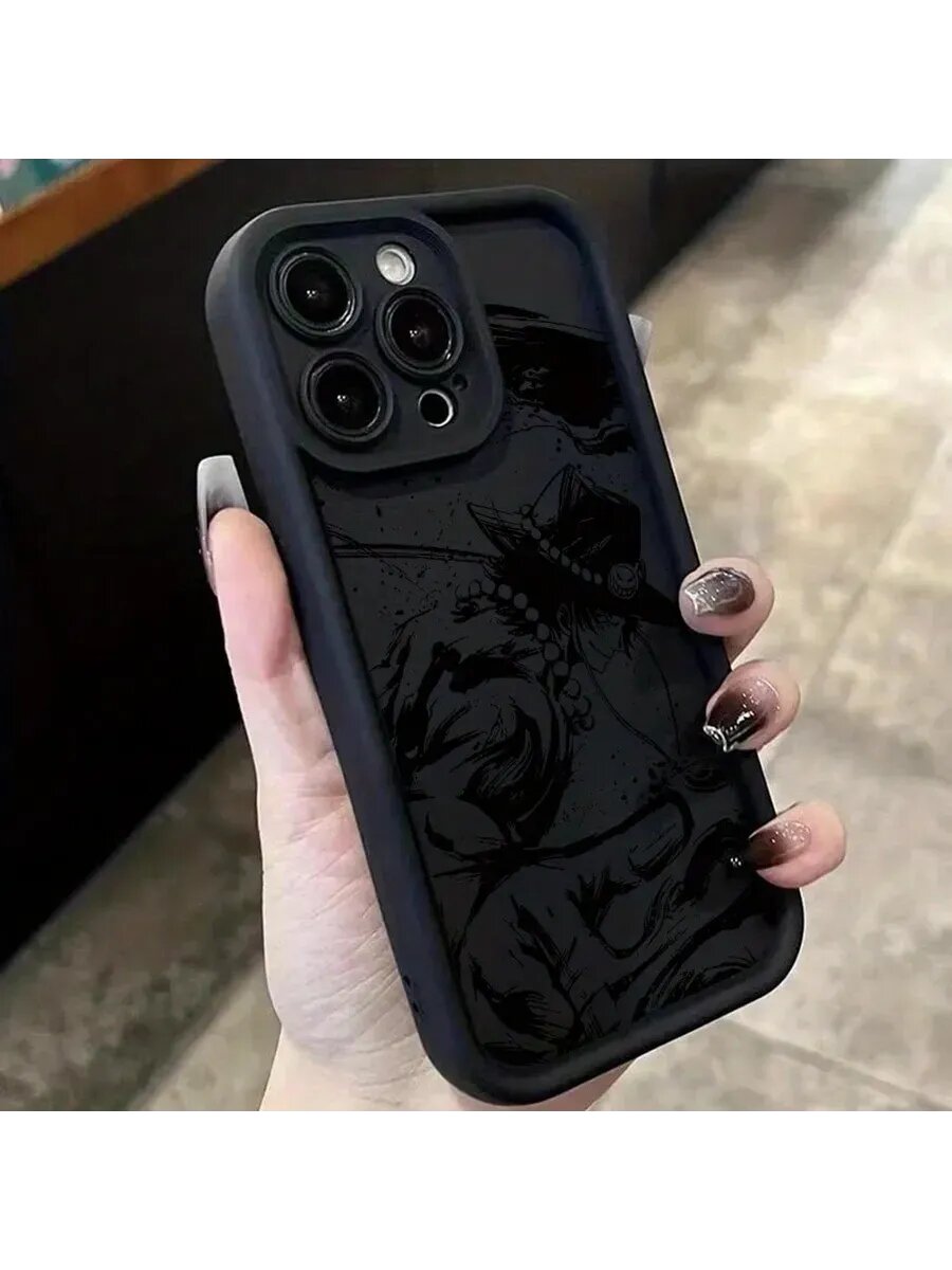 Чехол на IPHONE 16 PRO MAX чёрный один кусок