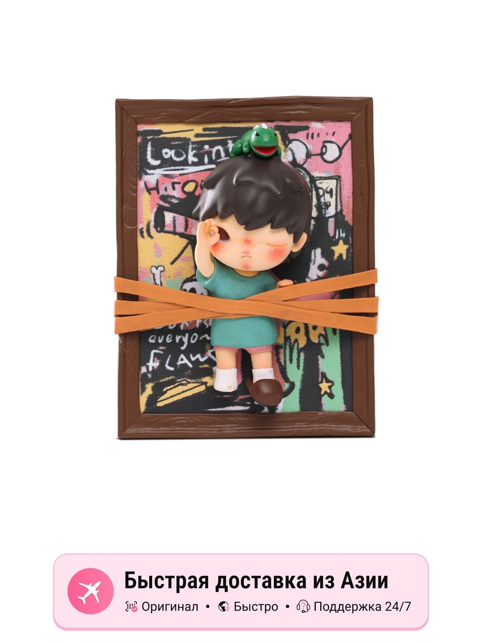Фигурка унисекс POP MART Hirono Listen, Say, Watch Pts, Hirono, Figure-11.2cm