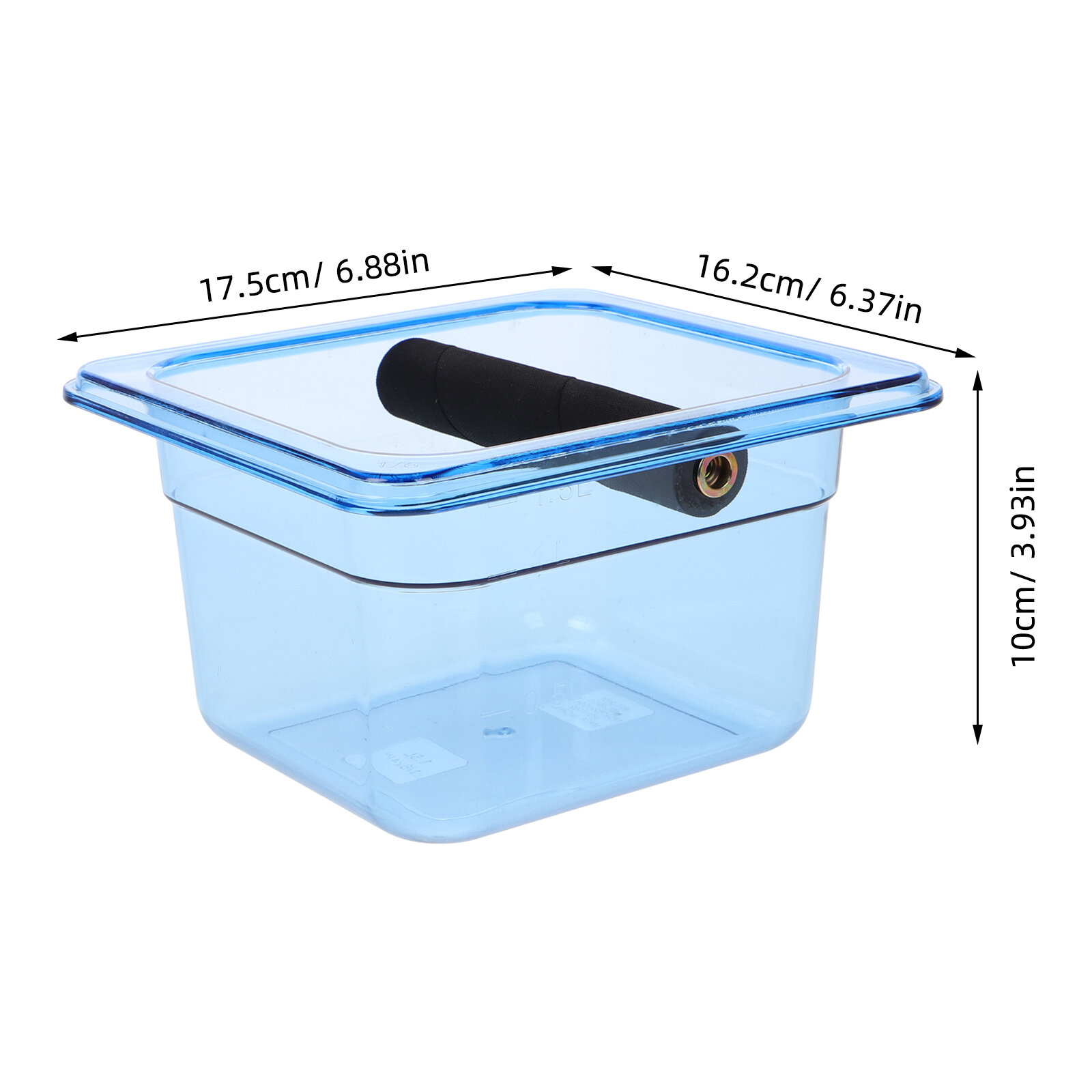 Кофе Отходы Контейнер Knock Box Для Эспрессо С Антипроливным Дизайном 17.50X16.20X10.00Cm