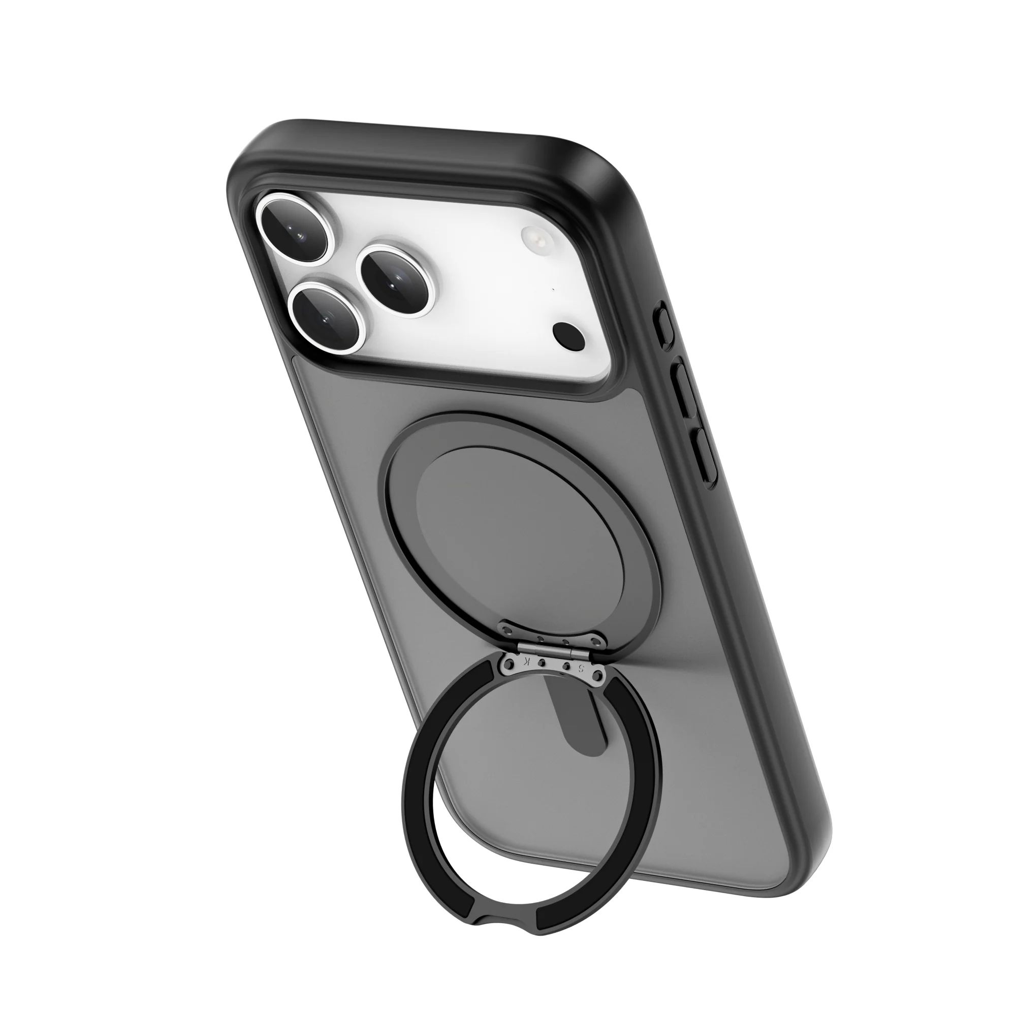 Защитный чехол Wiwu Armor Ultra FGG-202 для IPhone 17 Pro Max 6.9" с Magsafe и подставкой и защитой углов - черный