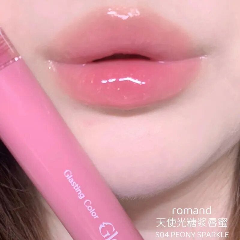 ROM&ND блеск для губ (S04 Peony Sparkle) ROMAND Glasting Color Gloss Sparkle 4g, корейская косметика