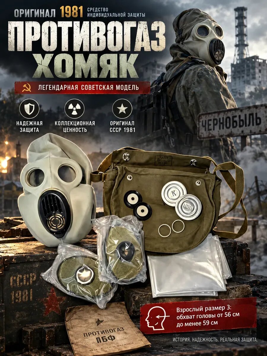 Противогаз хомяк
