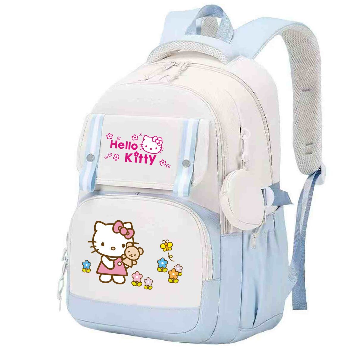Рюкзак школьный Hello Kitty, полиэстер, 45×30×20 см, 650 г, для школьников